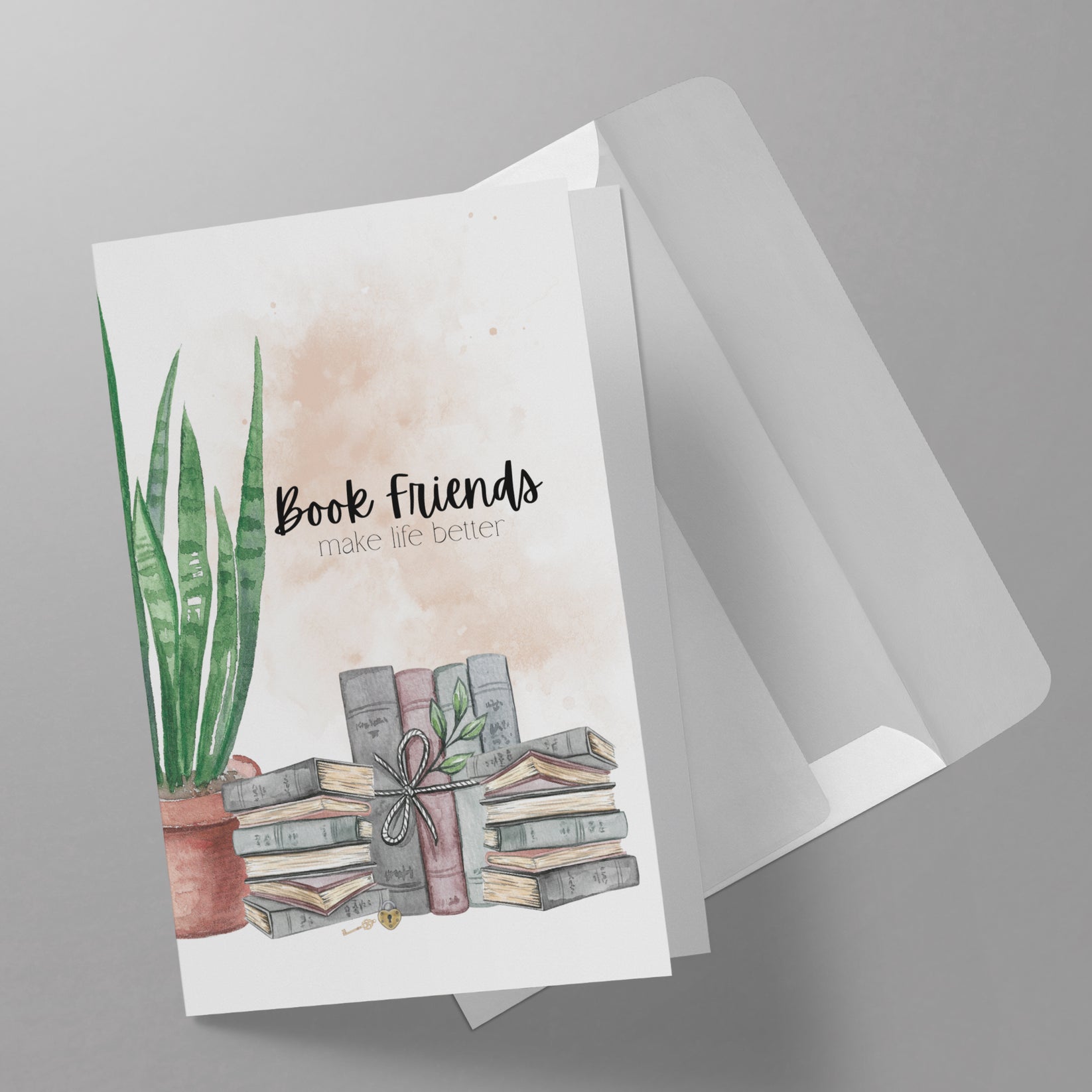 Book Friends Greeting Card – Kat's Bookish Kreations